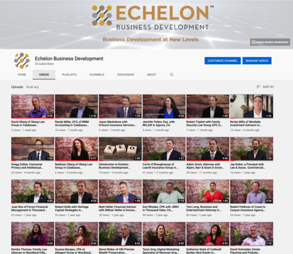 Benefits of Membership - Echelon Business Development Network
